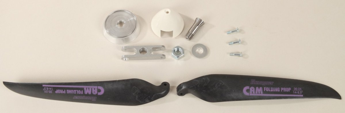 Graupner 1335.36.24 CAM FOLDING PROP Klappluftschrauben-Set 36x24 cm ...