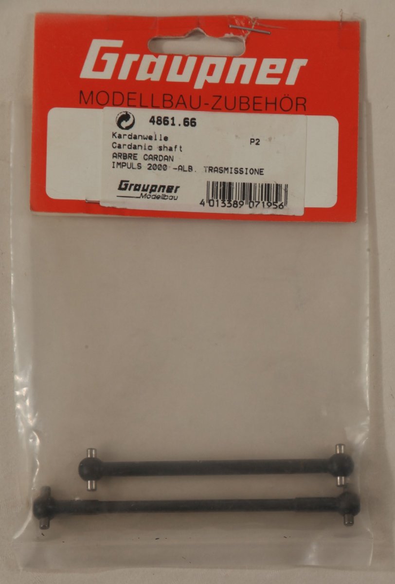 Graupner 4861.66 Kardanwellen 2 Stück f. Impuls 2000, 30,40