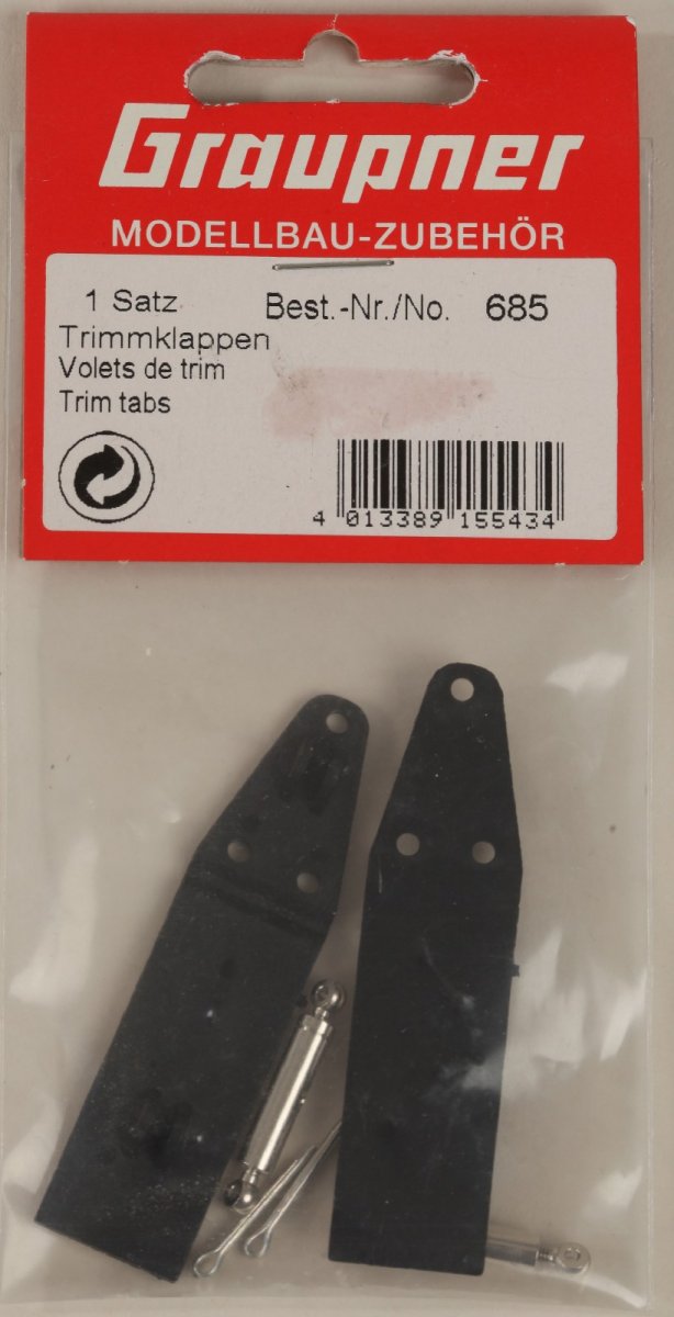 Graupner 685 Trimmklappen, 18,95