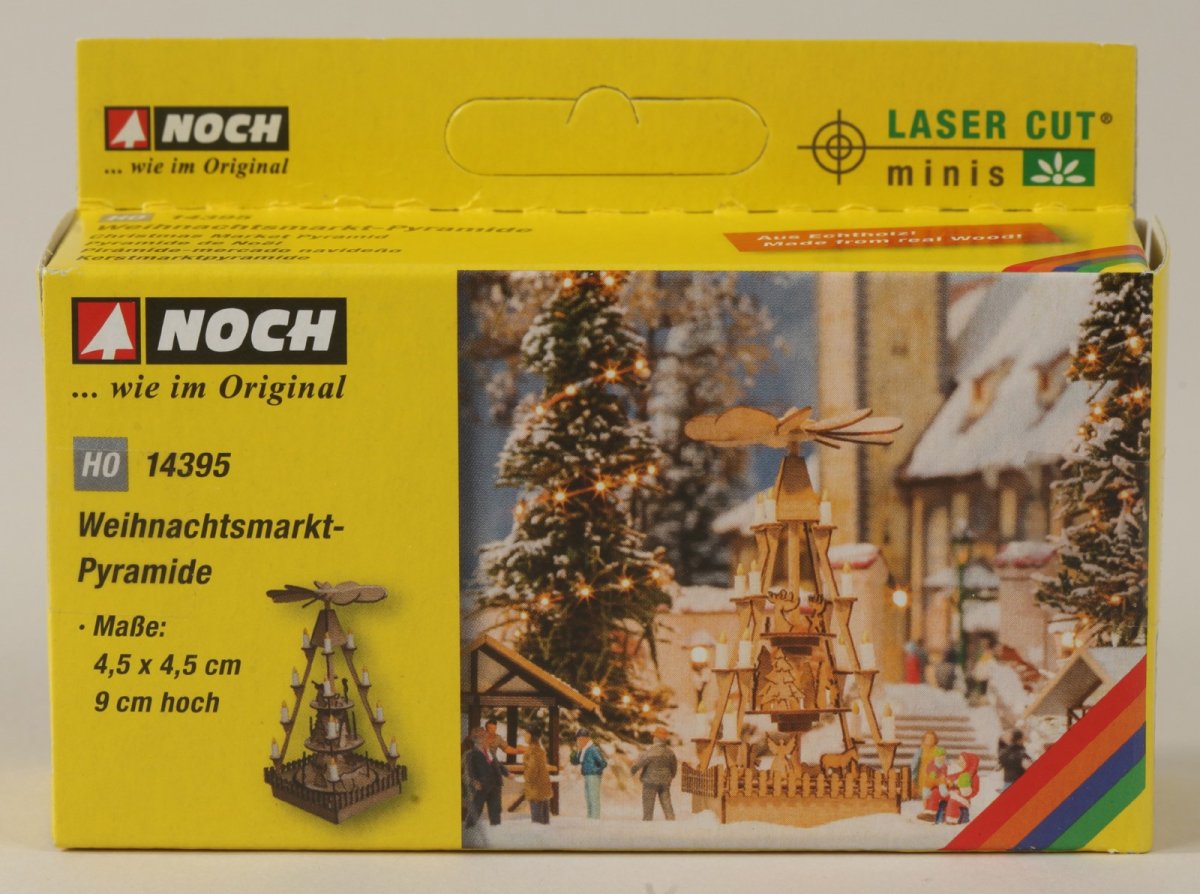 NOCH 14395 Weihnachtsmarkt-Pyramide, 19,00