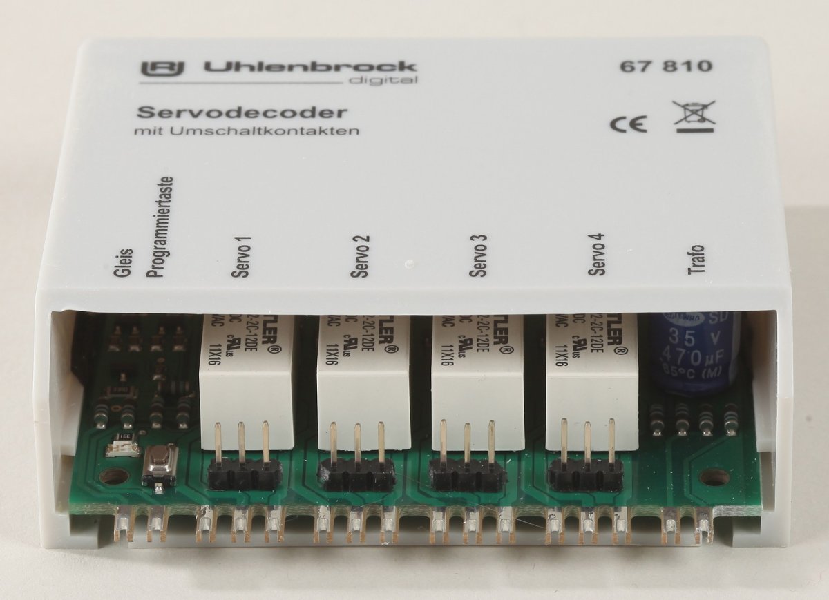 Uhlenbrock 67810 Servodecoder mit Relais H0, 54,00