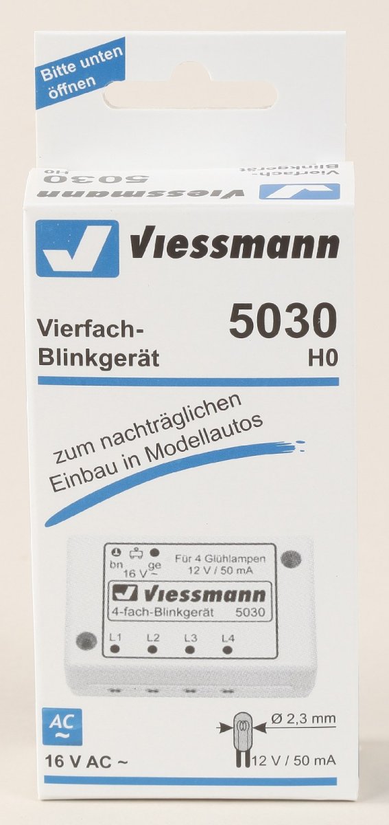 Viessmann 5030 H0 Vierfach-Blinkelektronik, 28,50