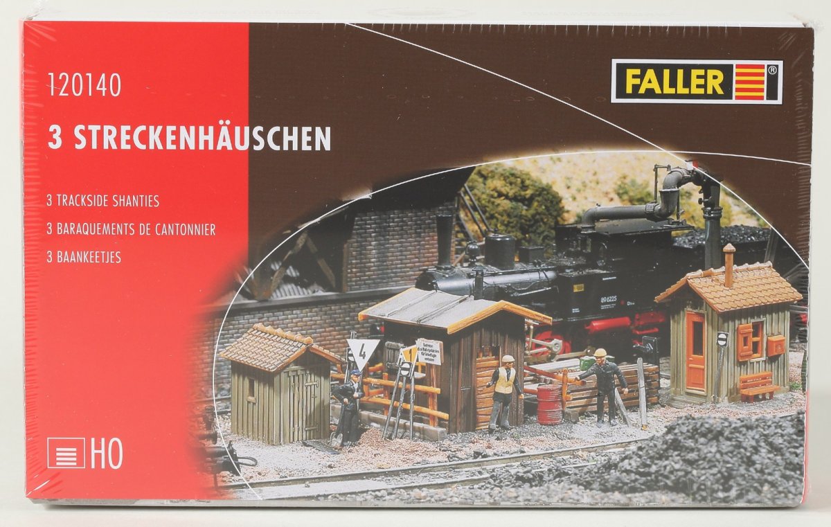 Faller 120140 3 Streckenhäuschen, 22,00