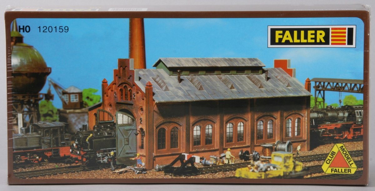 Faller 120159 Lokschuppen/Lokwerkstatt, 67,00
