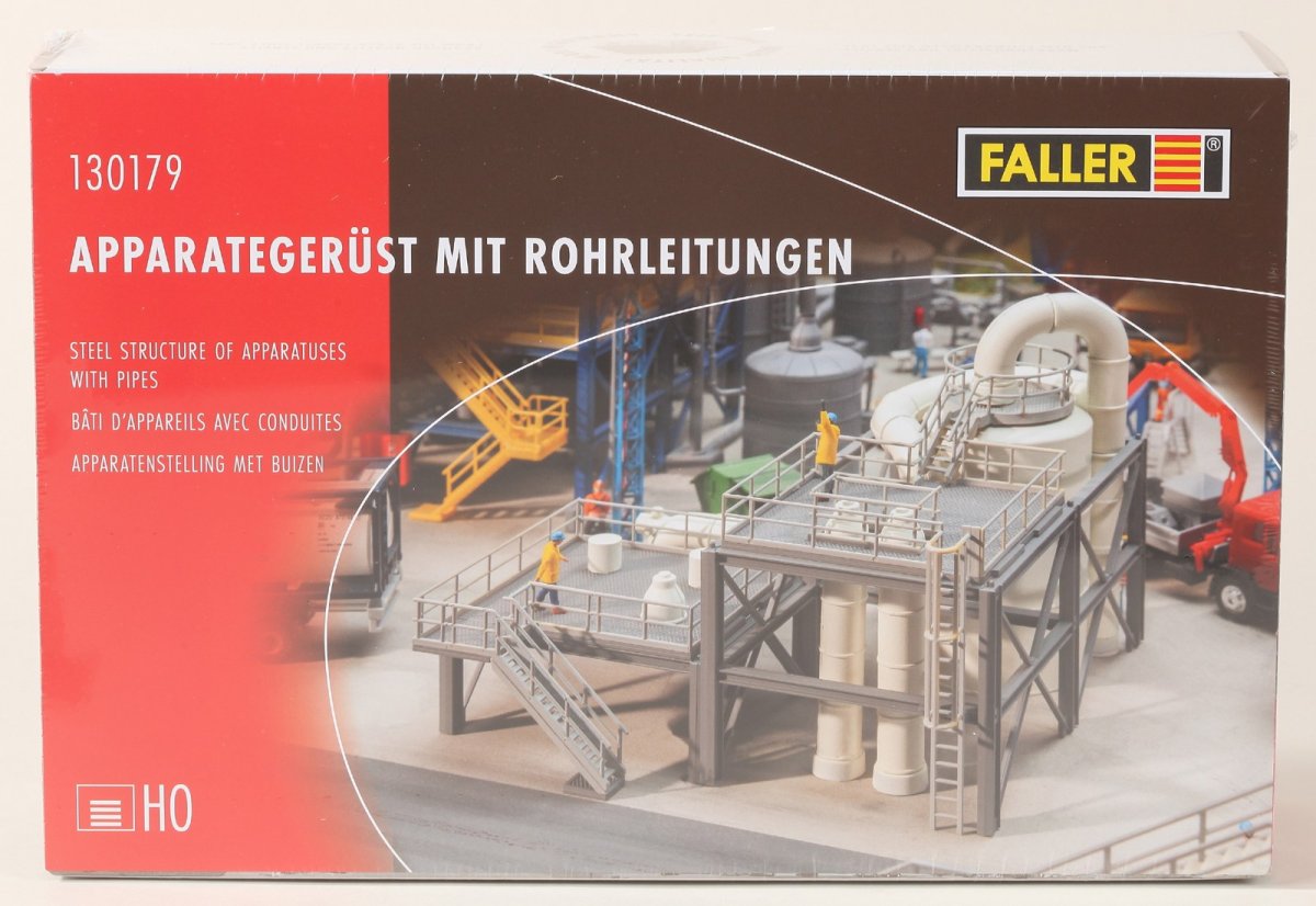 Faller 130179 Apparategerüst mit Rohrleitungen, 37,00