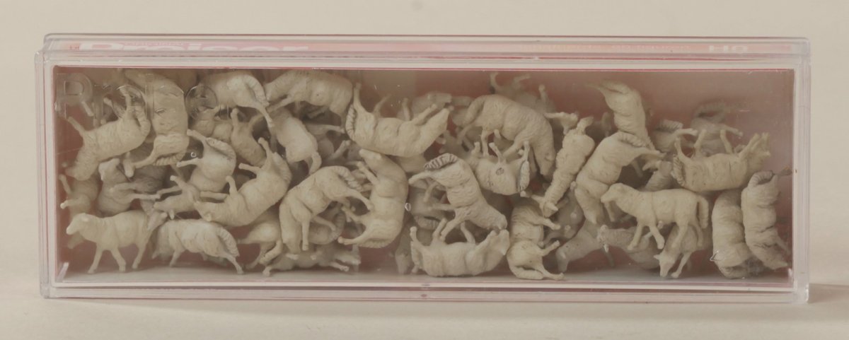 Preiser 14411 Schafherde. 60 Figuren 1/87, 25,30