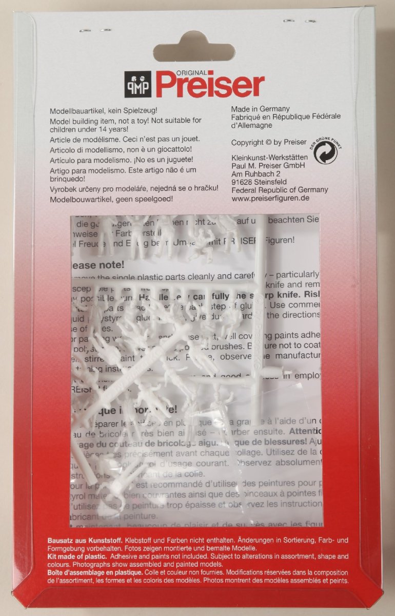 Preiser 16335 Fahrer und Beifahrer für Lkw 1/87, 13,90