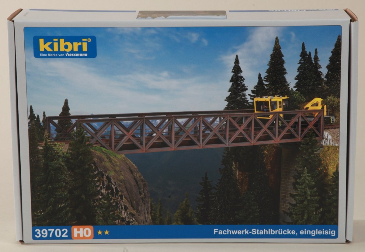 Kibri 39702 H0 Fachwerk-Stahlbrücke, eingleisig, 38,95