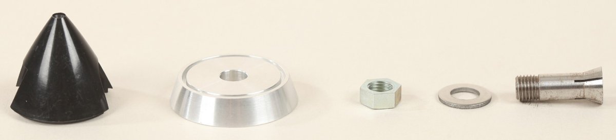 Graupner 1385.38 Präzisionsspinner 38mm für Motorwellen 5 mm, 13,13