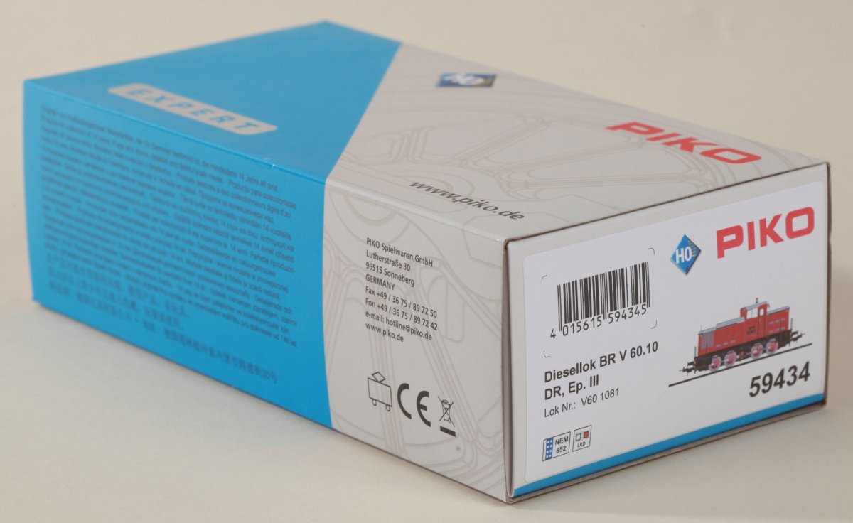 PIKO 59434 Diesellok V 60.0 DR, Ep. III, 150,00