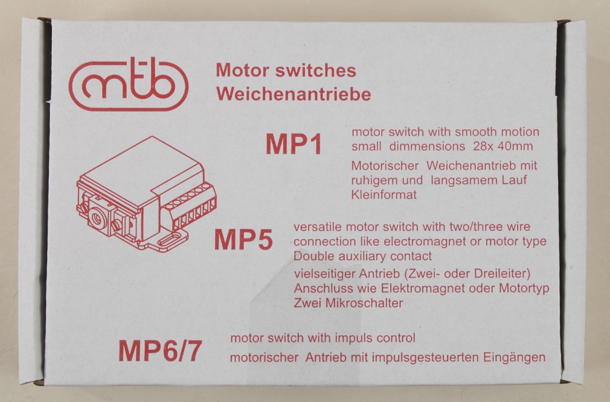 MTB-Modell MP1 Motorischer Weichenantrieb MP1, 15,95