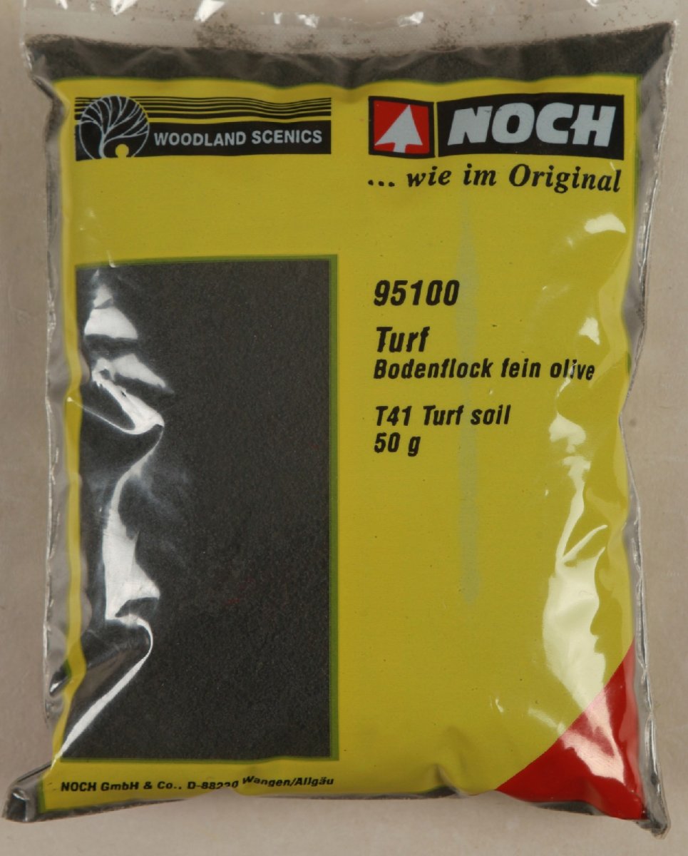 WOODLAND 95100 Turf Bodenflock fein, olive, 5,00