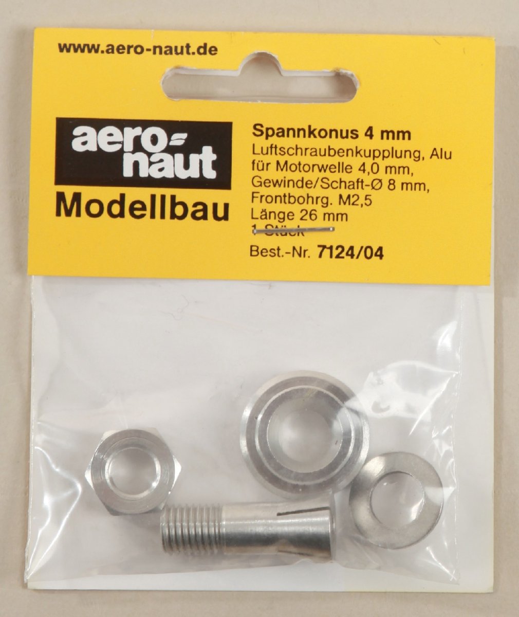 Aeronaut 7124-1 Aeronaut Alu-Spannkonusse für Klappluftschrauben, 4,90
