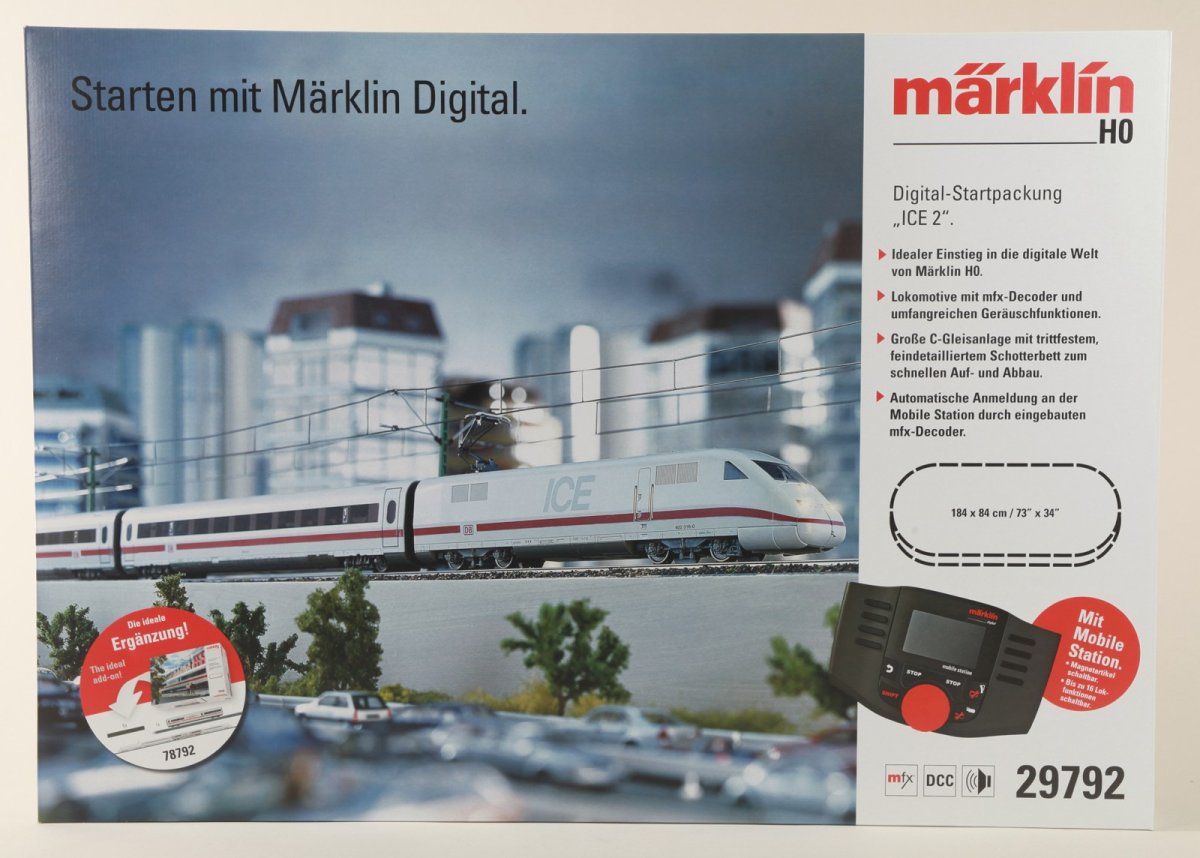 Märklin 29792 Digital-Startpackung ICE 2 DB AG, Ep. V, 399,00