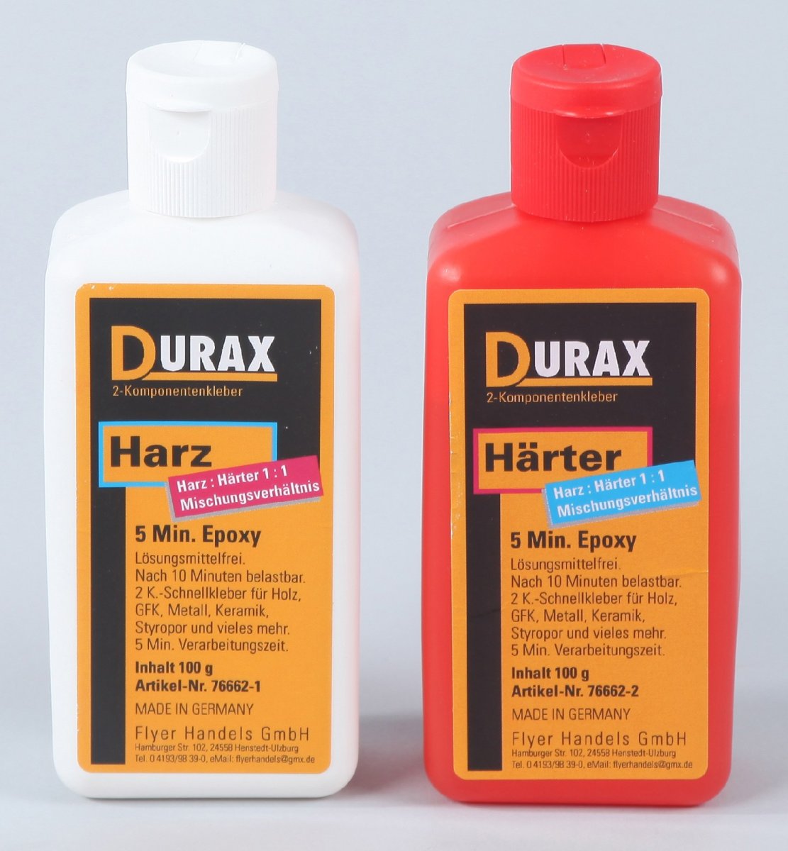 Durax 76662 Durax 5Minuten Epoxy-Kleber 200g, 17,40