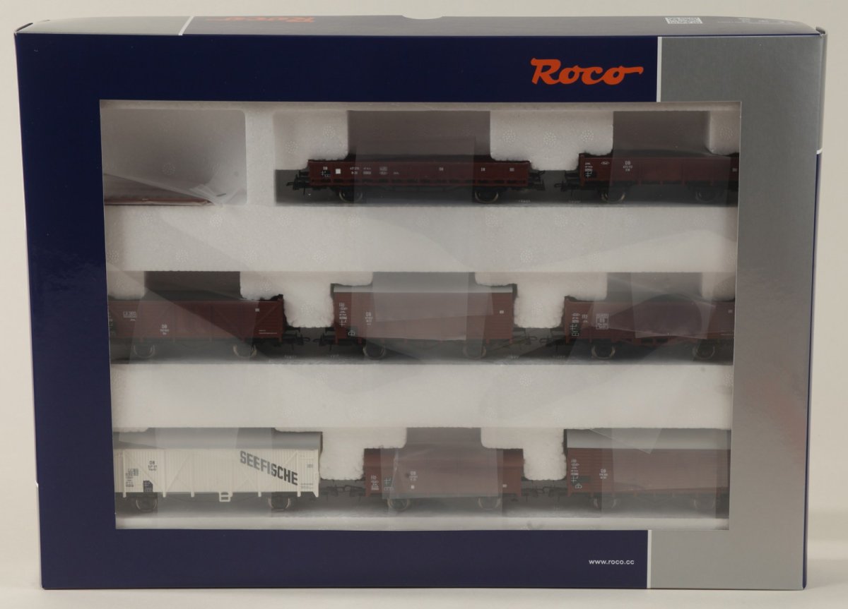 Roco 44002 Güterwagenset 8 tlg. DB, Ep. III, 62,95